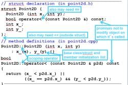 Chapter - C++ Classes, PPT, C++ Programming, Semester, Engineering - Computer Science ...