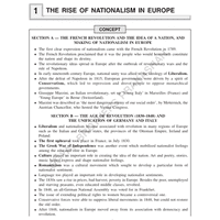 Question Bank: Chapter 1 - The Rise of Nationalism in Europe, Class 10 ...
