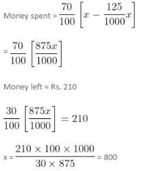 Percentages Questions for CAT with Answers PDF