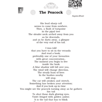NCERT Textbook: Poem: The Peacock - Class 11 English Woven Words ...
