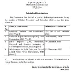 SSC CGL Exam Date 2023 - News and Notifications: SSC CGL PDF Download