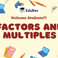 PPT: Factors and Multiples - Mathematics for Class 4 PDF Download
