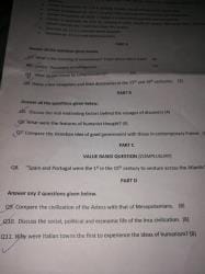 Paper class 11 history - Humanities/Arts PDF Download