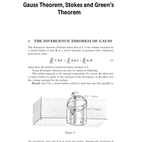Gauss Theorem, Stokes and Green's Theorem - Mechanical Engineering PDF ...