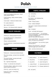 Polish words and phrases - Other languages PDF Download