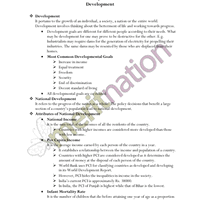 Chapter 1: Development of Economics - Notes, Class 10, CBSE, NCERT PDF ...