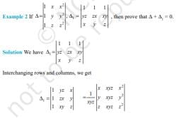 Determinants - Introduction - JEE PDF Download
