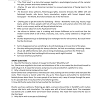 The Third Level Summary, Chapter Notes English Literature:VISTAS, Class ...