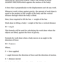 Work and Energy - PowerPoint Presentation, Science, Class 9 PDF Download