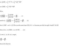 Basic Proportionality Theorem - Class 10 PDF Download