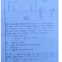 Handwritten Notes: Capillary Permeability test - Mechanical Engineering ...