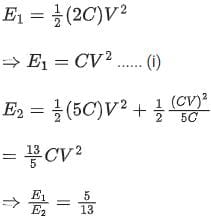 JEE Main Previous Year Questions (2021-22): Capacitor PDF Download