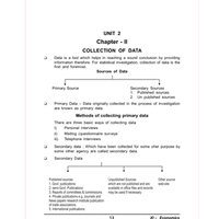 Important Questions : Collection of data - Class 11 PDF Download