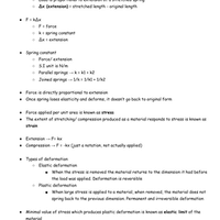 Pressure Chapter Notes - Physics for GCSE/IGCSE - Year 11 PDF Download