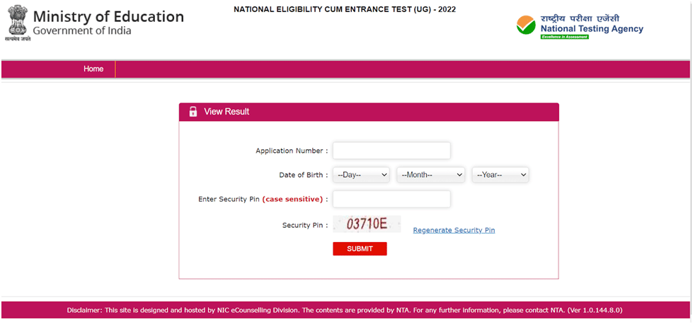 NEET Result 2024 - Scorecard Download PDF Download