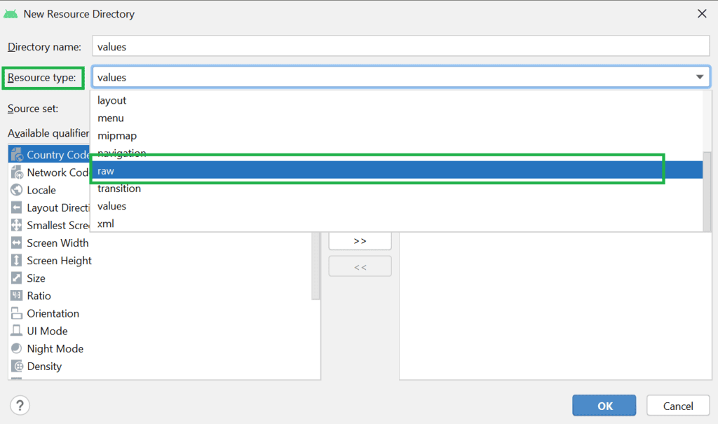 Resource Raw Folder in Android Studio - Software Development PDF Download