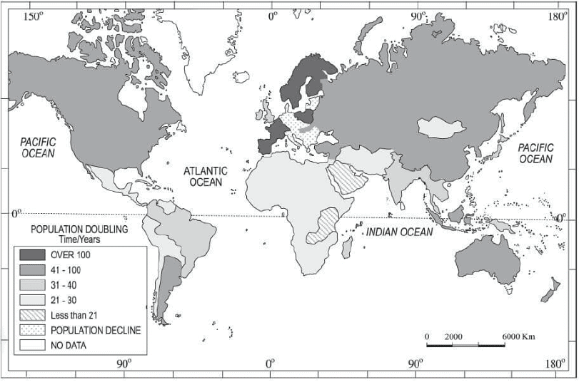 Growth and Distribution of World Population - Geography Optional for ...