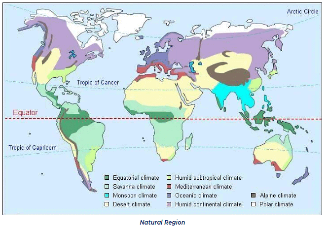 Types of Regions & Methods of Regionalisation - Notes | Study Geography ...