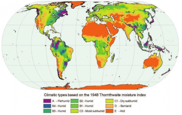 Koppen’s , Thornwaite’s and Trewar Tha’s Classification of World’s ...