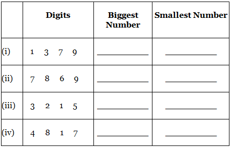Worksheet: Numbers - 2 - Mental Maths - Class 1 PDF Download
