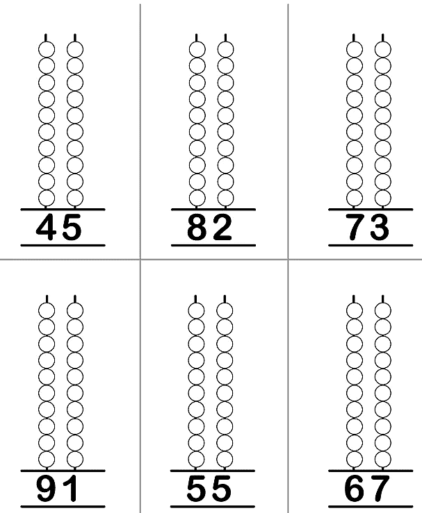 Worksheet Solutions: Counting - Abacus - Class 1 PDF Download