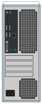 Buttons and Ports on a Computer - Class 1 PDF Download
