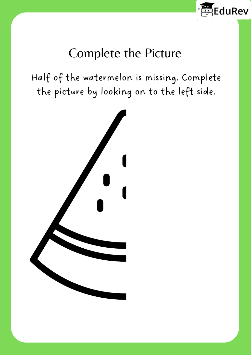 Visual Worksheets - Watermelon - Hands on Art and Craft - Class 1 PDF ...