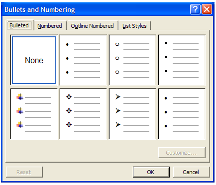 Bulleted and Numbered Lists - How to become an Expert of MS Word - Class 6 PDF Download