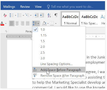 Line and Paragraph Spacing - How to become an Expert of MS Word - Class ...