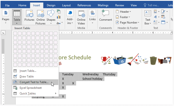 Tables - How to become an Expert of MS Word - Class 6 PDF Download
