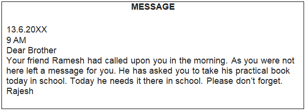 Worksheet Solutions: Notice Writing - Class 6 PDF Download