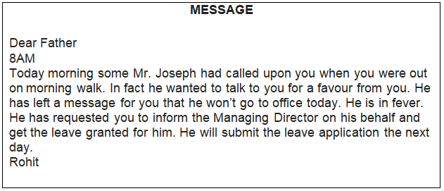 Worksheet Solutions: Notice Writing - Class 6