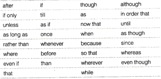 Conjunctions class 8 - Notes | Study English Grammar Class 8 - Class 8