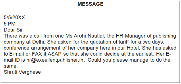 Worksheet Solutions: Notice Writing - Class 6 PDF Download