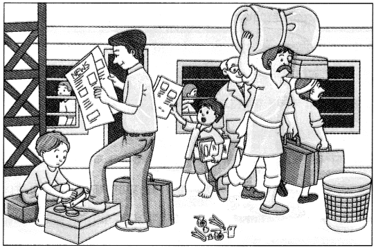 चित्र वर्णन - Hindi Grammar class 4 PDF Download