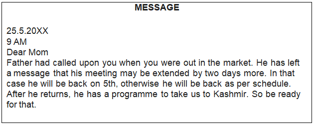 Worksheet Solutions: Notice Writing - Class 6