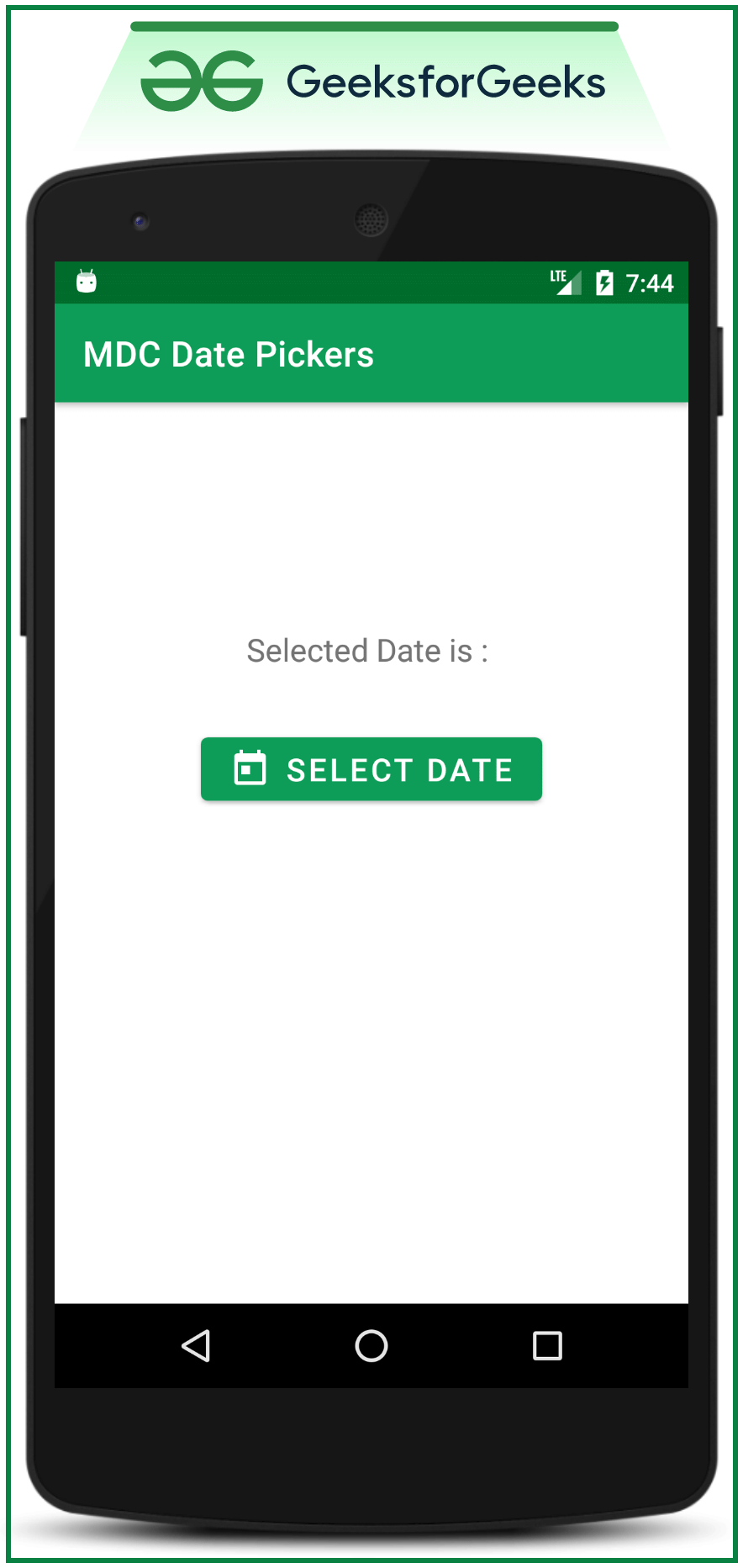 Material Design Date Picker in Android - Software Development PDF Download