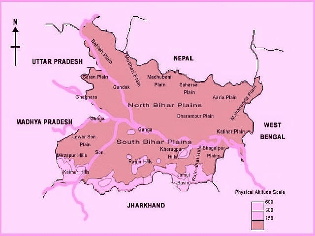 Physiography of Bihar: Location and Geological Structure - BPSC (Bihar ...