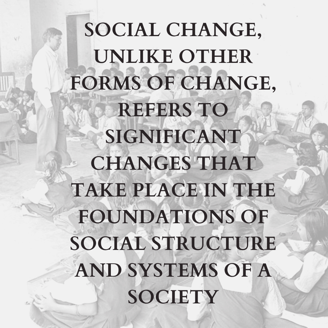 NCERT Solutions for Class 11 Sociology - Social Change and Social Order ...
