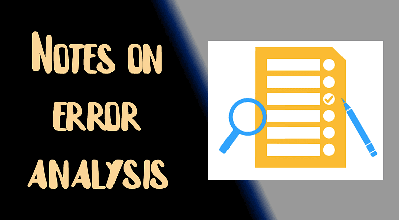 Notes: Error Analysis - Mathematics and Pedagogy Paper 2 for CTET and ...
