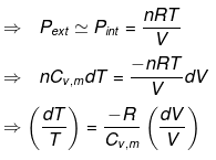 Adiabatic Expansion: Reversible and Irreversible - Physical Chemistry ...