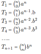General and Middle Terms in the Binomial Theorem - Mathematics (Maths ...