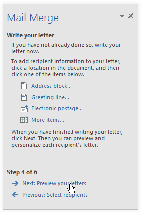Mail Merge in MS Word Chapter Notes - Computer Science for Class 6 PDF ...