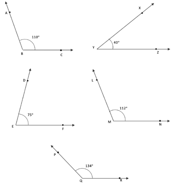 Lines and Angles NCERT Solutions - Mathematics (Maths) Class 6 PDF Download