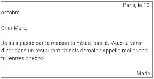 Worksheet Solutions: Des invitations - French for Class 8 PDF Download