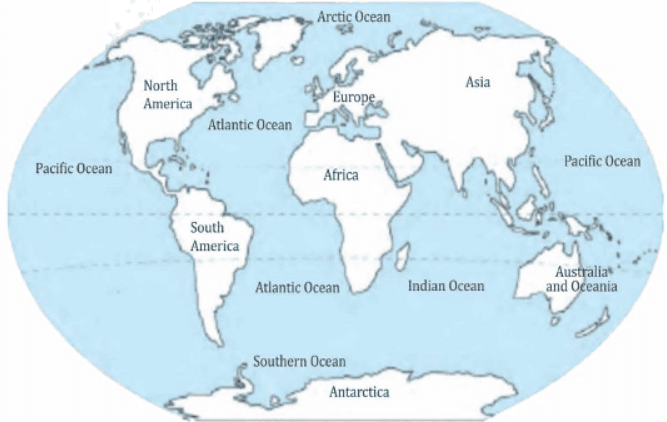 Oceans and Continents NCERT Solutions - Social Studies (SST) Class 6 ...
