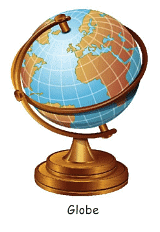Globes and Maps - 2 Class 5 Worksheet SST