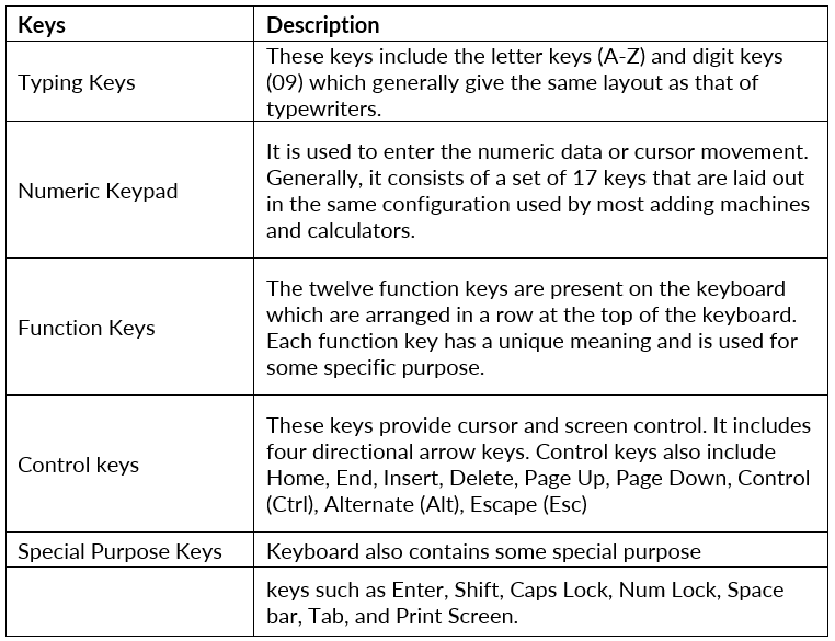Input And Output Device Ibps Clerk Prelims 2024 Preparation Bank