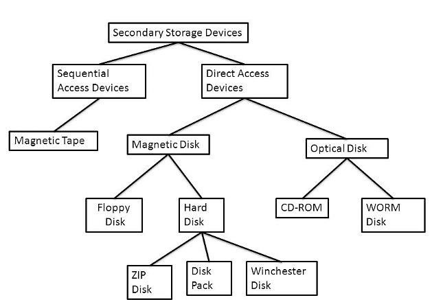 Secondary Storage - Computer for GCSE/IGCSE - Year 11 PDF Download