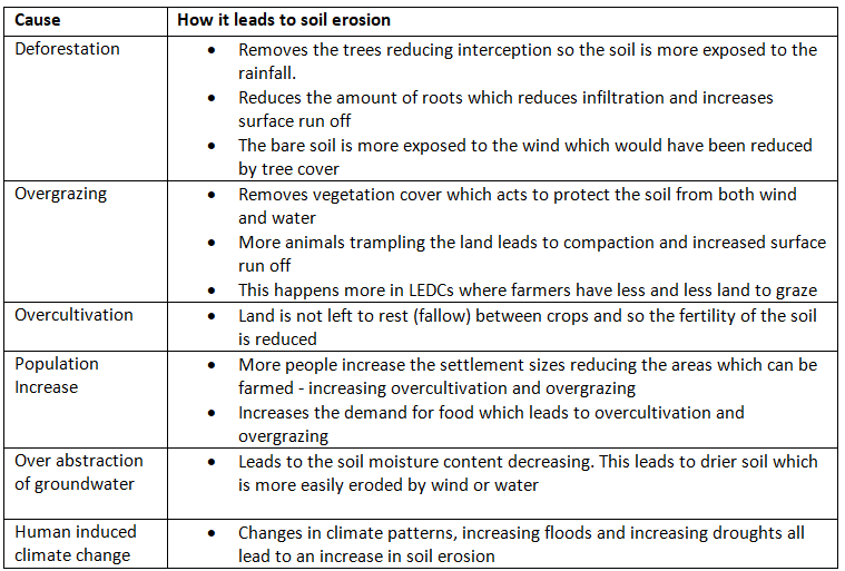 Soil Erosion and Desertification - Geography for GCSE/IGCSE - Year 11 ...